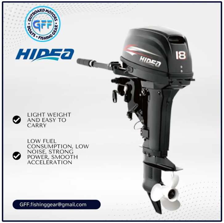 Hidea 18HP 2-stroke HD18F Outboard Motor – GFF FISHING GEAR