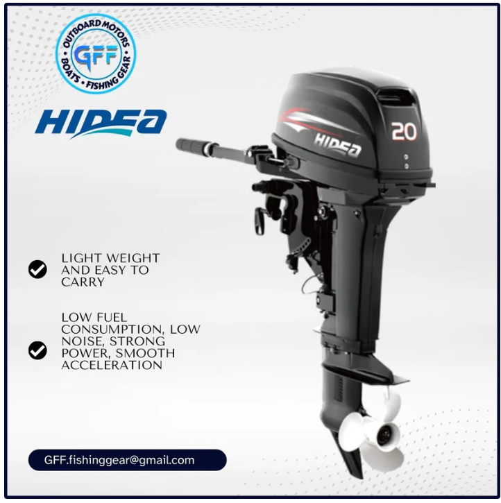 Hidea 20HP 2-stroke HD20F Outboard Motor – GFF FISHING GEAR
