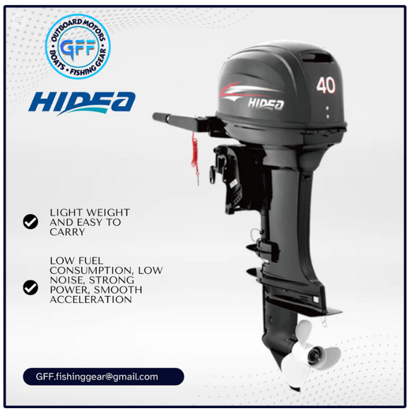 Hidea 40HP 2-stroke HD40F Outboard Motor – GFF FISHING GEAR