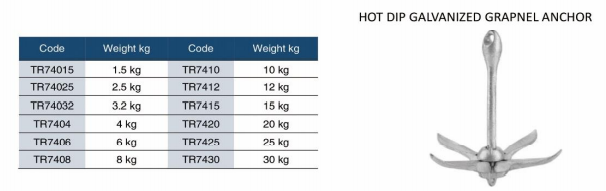 Folding Grapnel Anchor – GFF FISHING GEAR